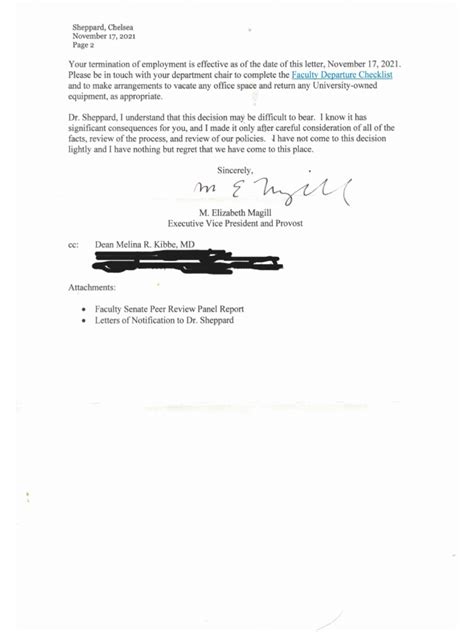 Uva Termination Letter P 2 Pdf