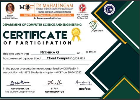 Rithika Govindhan On Linkedin Team Paperpresentation Experience