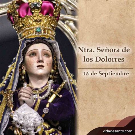 Oración A La Virgen De Los Dolores