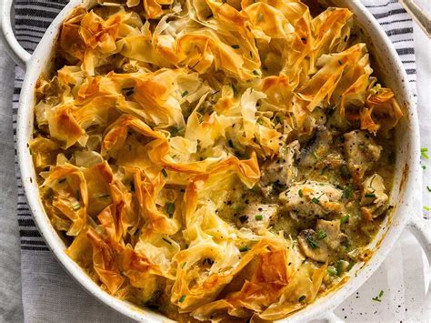 Chicken Leek And Mushroom Filo Pie Chicken Dinner Nz
