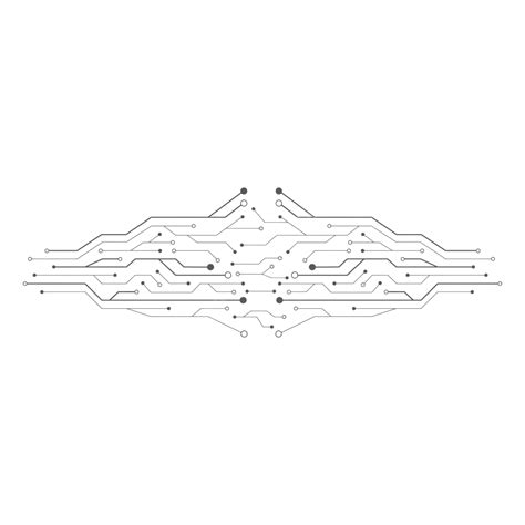 Circuit Ilustration Vector Science Circuit Design Vector Science