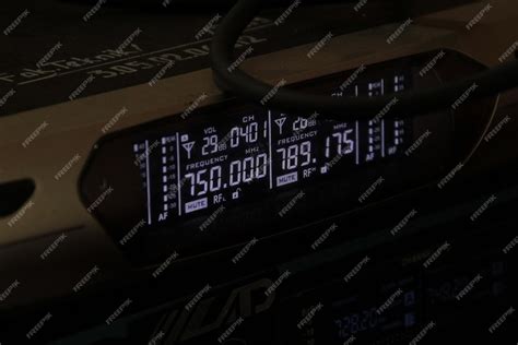 Premium Photo Closeup View Of An Analog Lcd Display With Retro