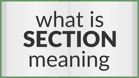 Section Meaning Work At Megan Blackmon Blog