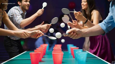 20 Minute To Win It Ping Pong Ball Games Fun Party Games Ideas For