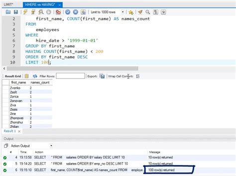 Sql Limit Statement How To And Alternatives 365 Data Science