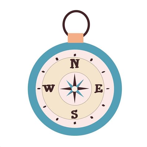 Compas Cartoon Isolated On White Background 19995015 Vector Art At Vecteezy