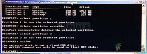 How To Fix “active Partition Not Found” Error On Windows