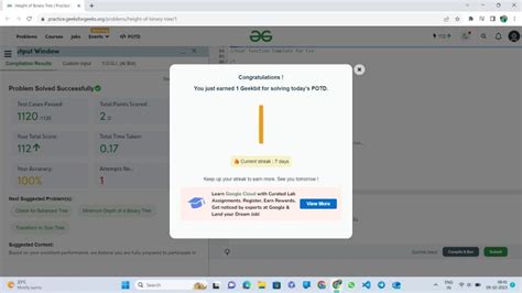 geeksforgeeks solved binary tree problem chaitanya emani posted on the topic linkedin