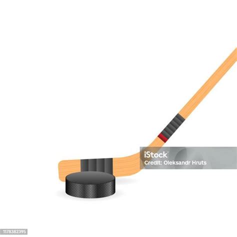 아이스 하키 퍽과 스틱 스포츠 기호입니다 흰색 배경에 격리된 벡터 그림입니다 Playoffs에 대한 스톡 벡터 아트 및 기타 이미지 Playoffs 개체 그룹 겨울