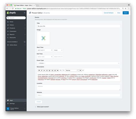 Shopify Power Editor Shopify Flexify