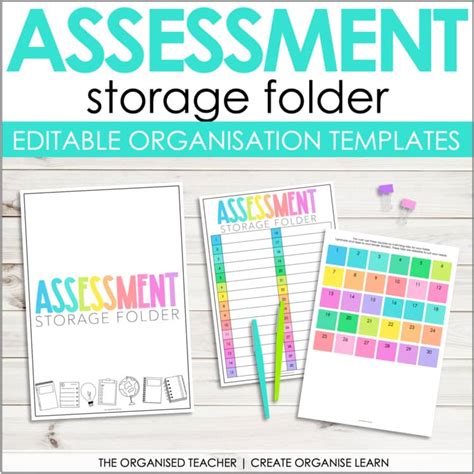 Editable Assessment Binder Organization Templates And Labels Tpt