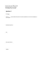 Netw Quiz Week Docx Score For This Quiz Out Of Submitted