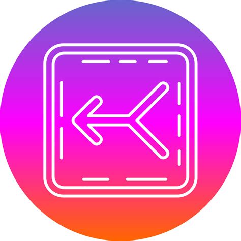 Merge Line Gradient Circle Icon 39182501 Vector Art At Vecteezy