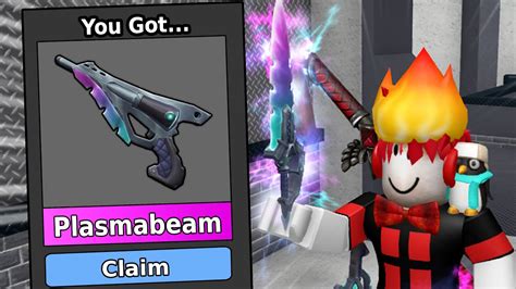 How To Get Plasmablade And Plasmabeam In Mm2 Youtube