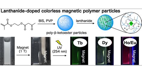 Poly β Ketoester Particles As A Versatile Scaffold For Lanthanide Doped Colorless Magnetic