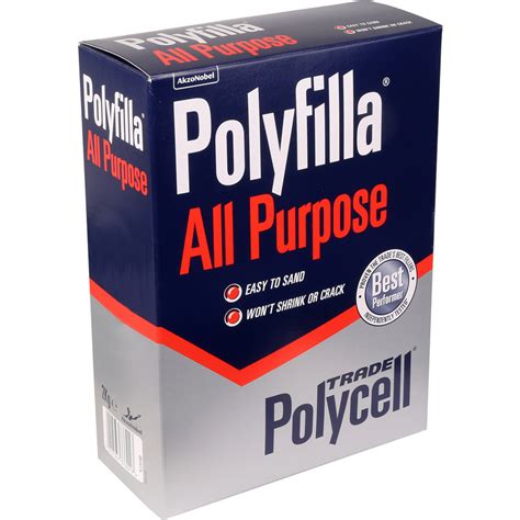 Polycell Trade Polyfilla All Purpose Filler 2kg Toolstation