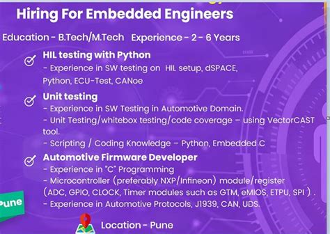 Hiringalert Embedded Embeddedsystems Hiring Python Hil