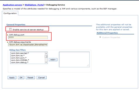 Notes For Programmers How To Enable Remote Debugging For A Websphere Web Application Using Rad