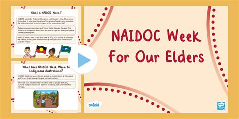 Naidoc Week For Our Elders Assembly Pack Foundation Year 2