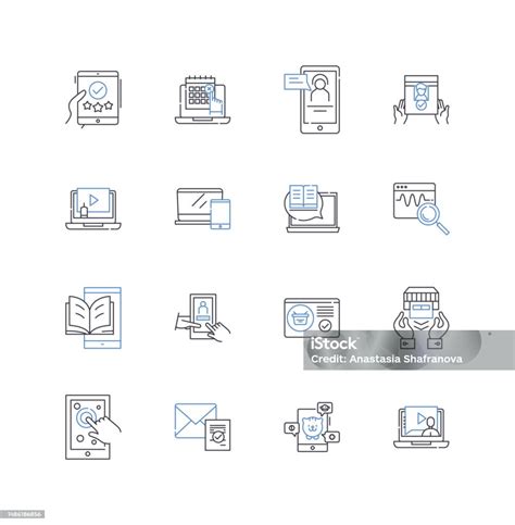 고객 통합 회선 아이콘 컬렉션입니다 참여 개인화 공동 창조 통합 협업 포용 파트너십 벡터 및 선형 일러스트레이션 권한 부여 피드백 충성도 개요 표지판 세트 개인화에 대한