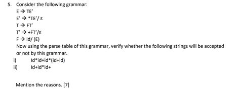 [solved] Subject Compiler Design Question Consider The Following Course Hero