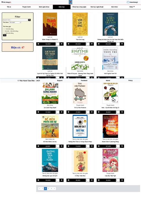 Source Code Website Bán Sách Online Mvc Mssql Full Báo Cáo