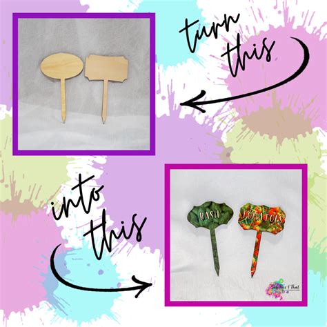 Sublimation Wooden Garden Stakes Subthisandthat