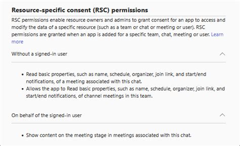 Grant And Manage Consent To Teams App Permissions Microsoft Teams Microsoft Learn
