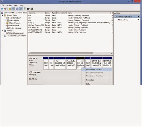 Welcome To Technology World How To Create Extra Hard Disk Partition On Your Laptop