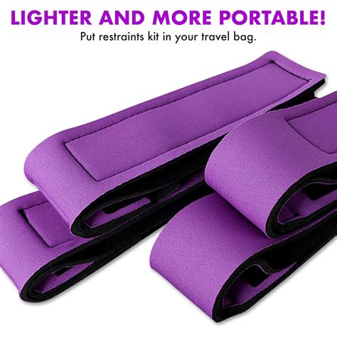 1 Pair Sm Bondage Belts Safe Fastener Tapeincrease Libido Sex Bondage