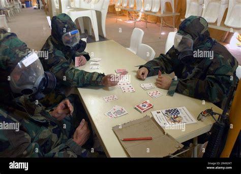 Us Navy Navy Seabees Are In A Modified Mission Orientated Protective Posture Mopp Level 3