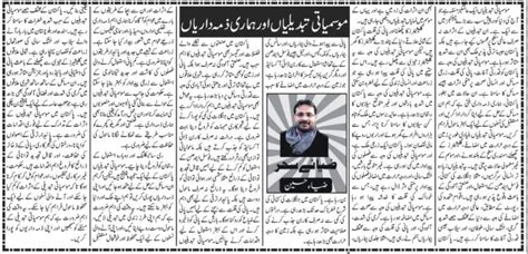 mirza zia hussain on linkedin today s column 08 01 2025