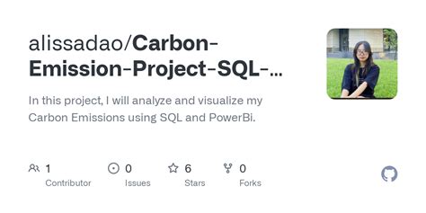 Github Alissadao Carbon Emission Project Sql And Powerbi In This Project I Will Analyze And