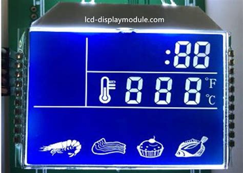 Blue Background Htn Lcd Display 7 Segment Kitchen Lcd Segment Display