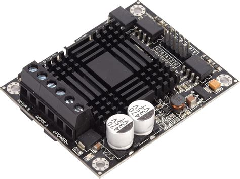 直流馬達驅動模組 直流馬達驅動模組 雙通道 Hbridge 60a 大功率馬達驅動控制器模組 Pwm電動馬達控制 工業與科學