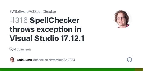 Spellchecker Throws Exception In Visual Studio Issue Ewsoftware Vsspellchecker