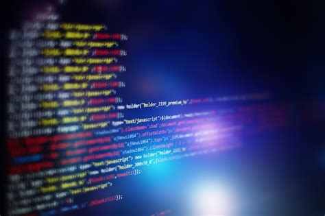 Premium Photo Software Developer Programming Code Abstract Computer