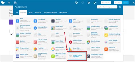 WPBakery Page Builder Image Hover Ultimate
