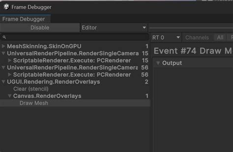 Specifying Renderer In Camera Doesn T Work Unity Engine Unity Discussions
