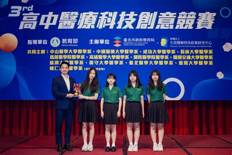 第三屆高中醫療科技創意競賽獲獎團隊 智慧醫療｜國家新創獎