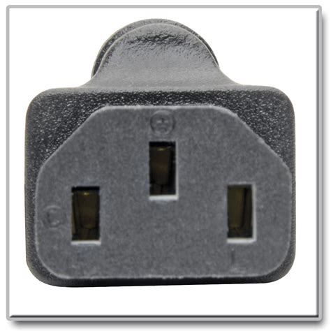 Tripp Lite Nema 5 15p To C13 Power Cord Adapter 15a 125v Black Power Connector Adapter