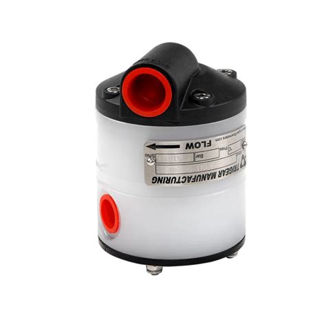 Chemical Flow Meter Trigear PVDF Hplc Liquid Flow Meter For Chemical