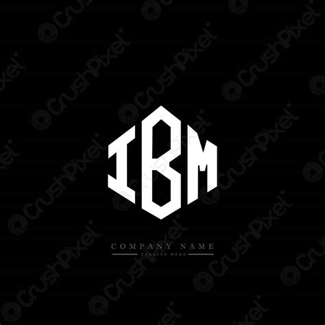IBM Letter Logo Design With Polygon Shape IBM Polygon And Stock Vector 6034339 Crushpixel