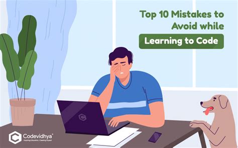Learning To Code Top 10 Mistakes To Avoid Codevidhya