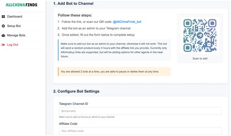 Telegram Bot Allchinafinds