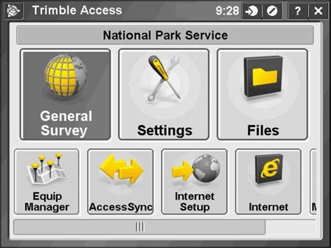Trimble Access Main Screen Download Scientific Diagram