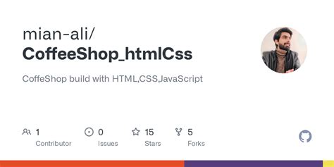 GitHub Mian Ali CoffeeShop HtmlCss CoffeShop Build With HTML CSS