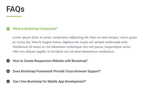 Bootstrap Accordion Examples Live Demos And Codes Tutorial Republic