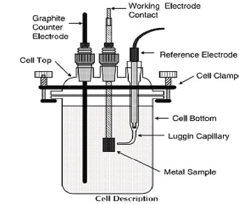 Schematic Representation Of A Similar Corrosion Cell Used For Testing [13] Download