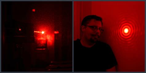 Light Diffraction Pinhole And A Laser